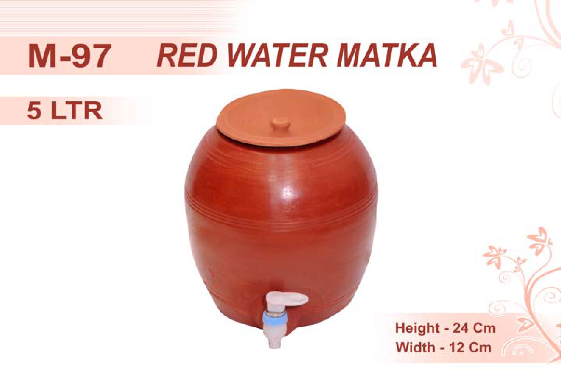 Trending red water matka for online in India | Zupppy